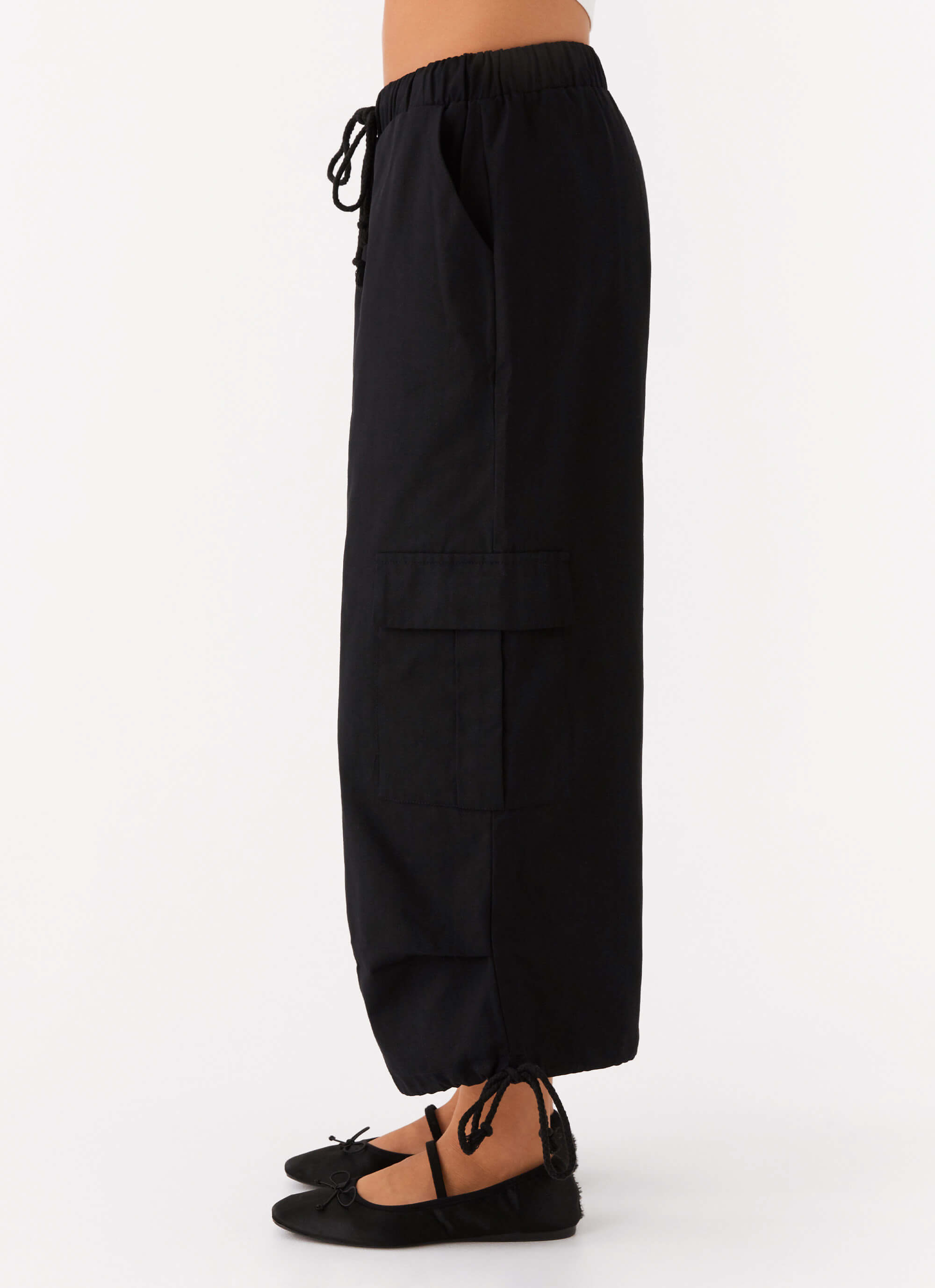 Just My Luck Long Cargo Shorts Black Peppermayo Us