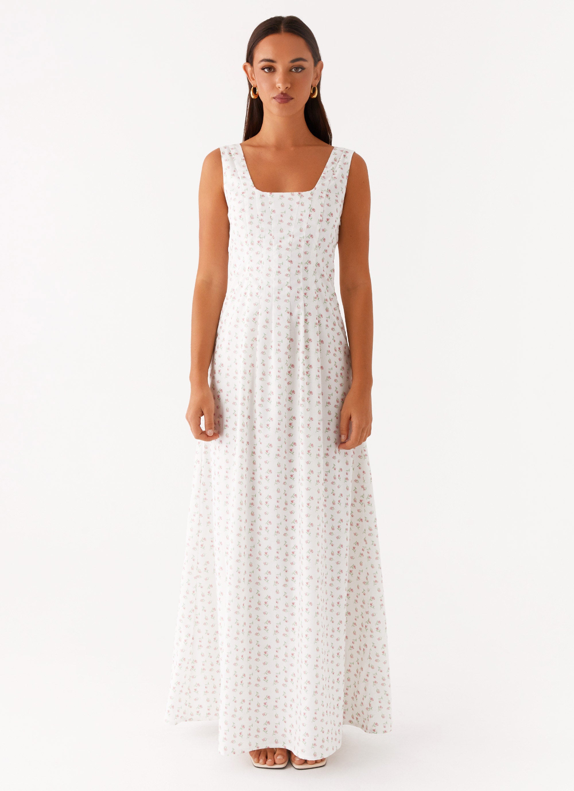 All My Love Maxi Dress - White Floral – Peppermayo US