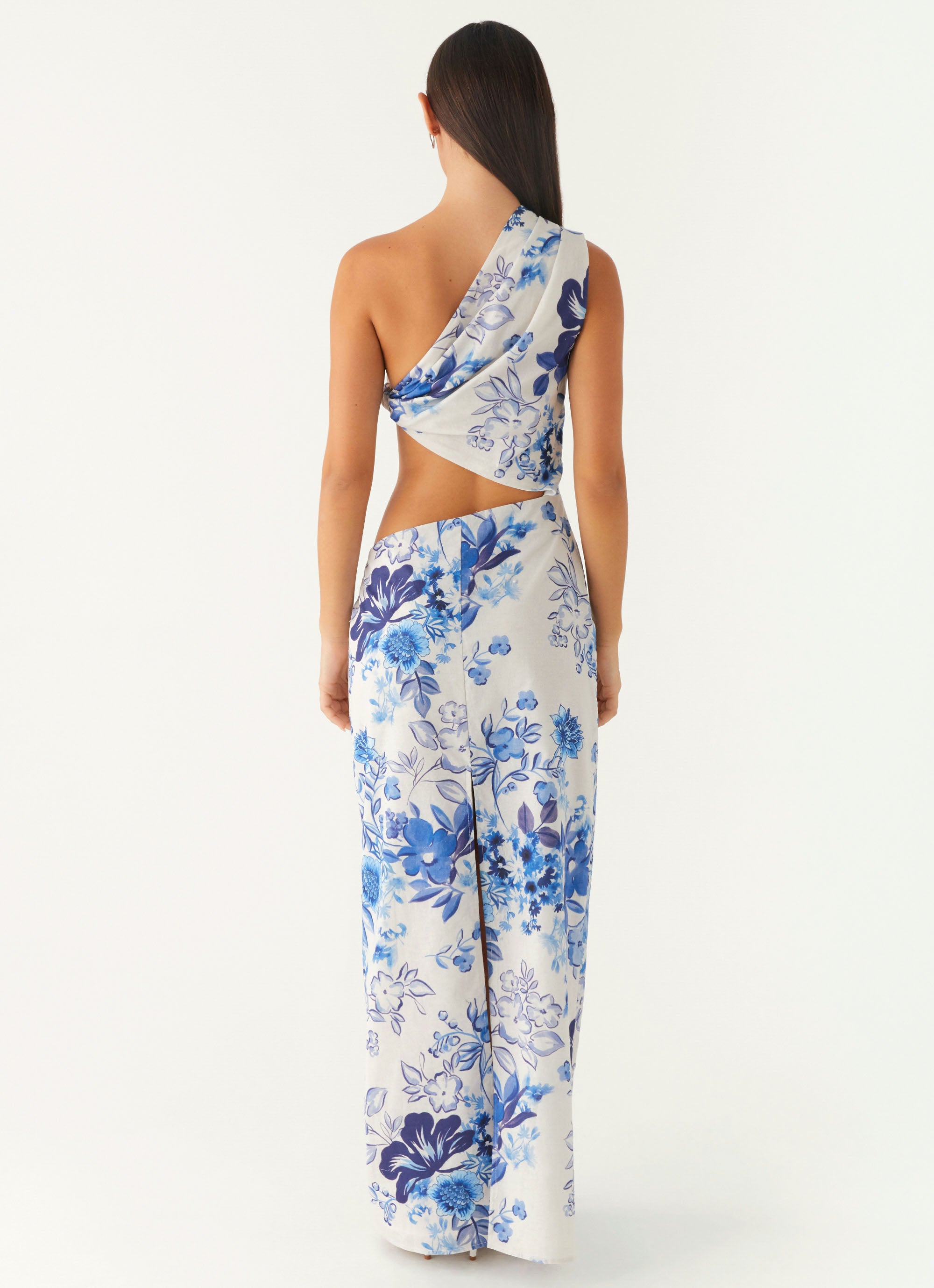 All Summer Long Maxi Dress - Serene Sky Floral – Peppermayo US