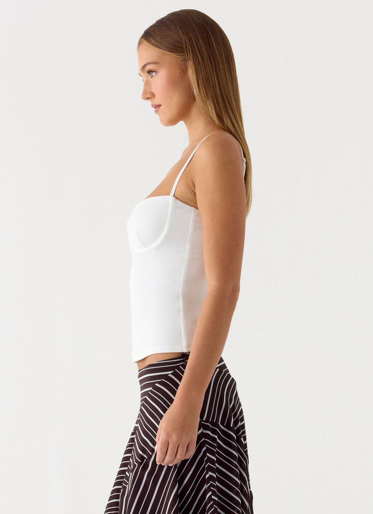 Ame Underwire Top - White – Peppermayo US