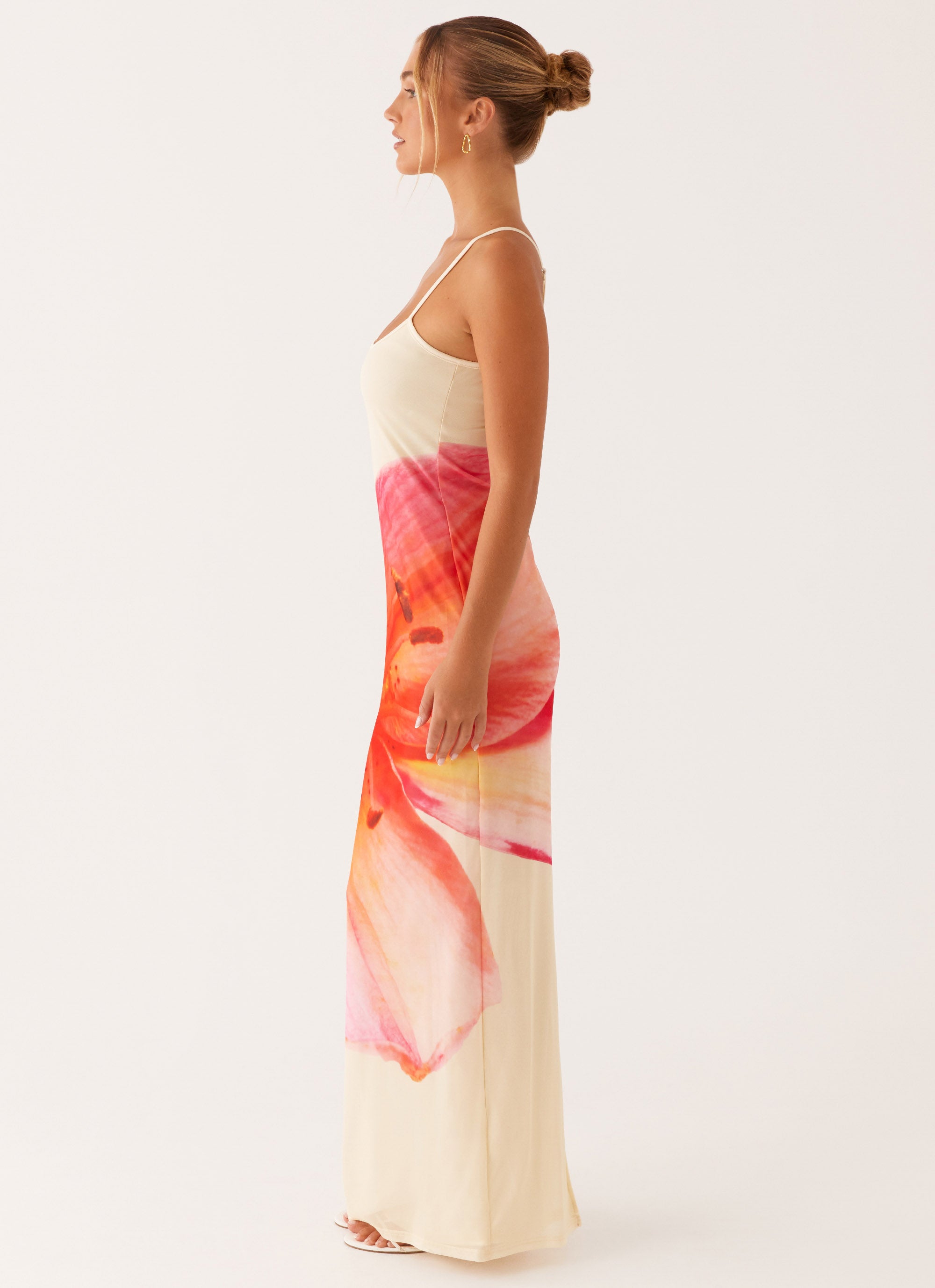 Bad News Mesh Maxi Dress - Yellow Floral – Peppermayo US