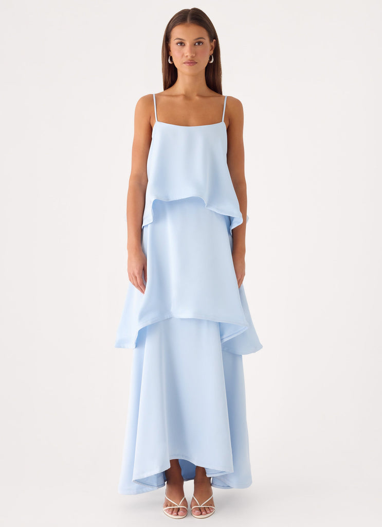 Becka Maxi Dress - Blue – Peppermayo US