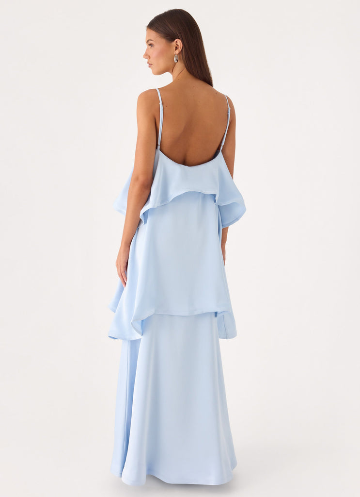 Becka Maxi Dress - Blue – Peppermayo US