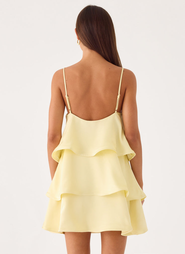 Becka Mini Dress - Yellow – Peppermayo US
