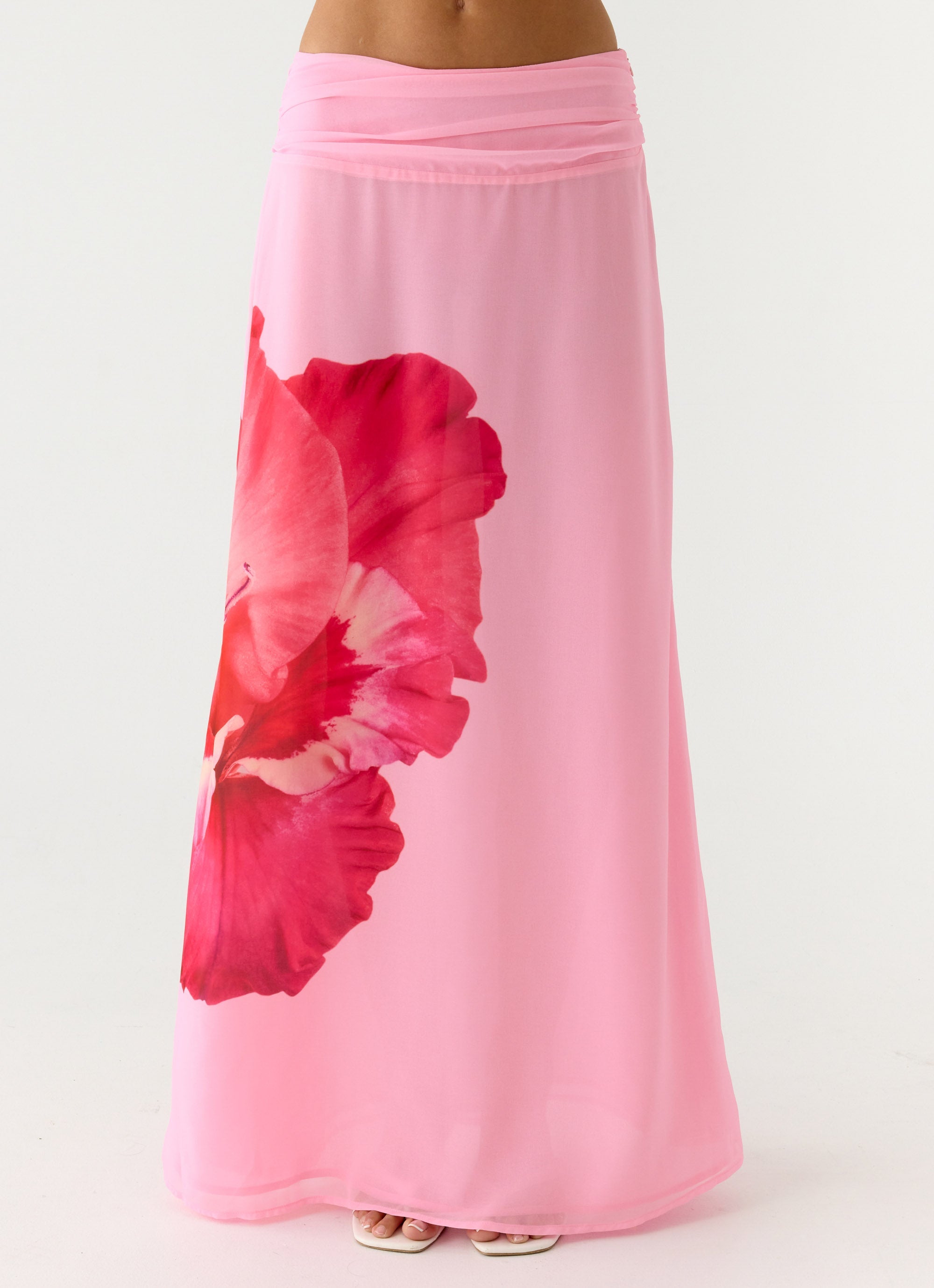 Blushing Bloom Maxi Skirt - Baby Pink – Peppermayo US
