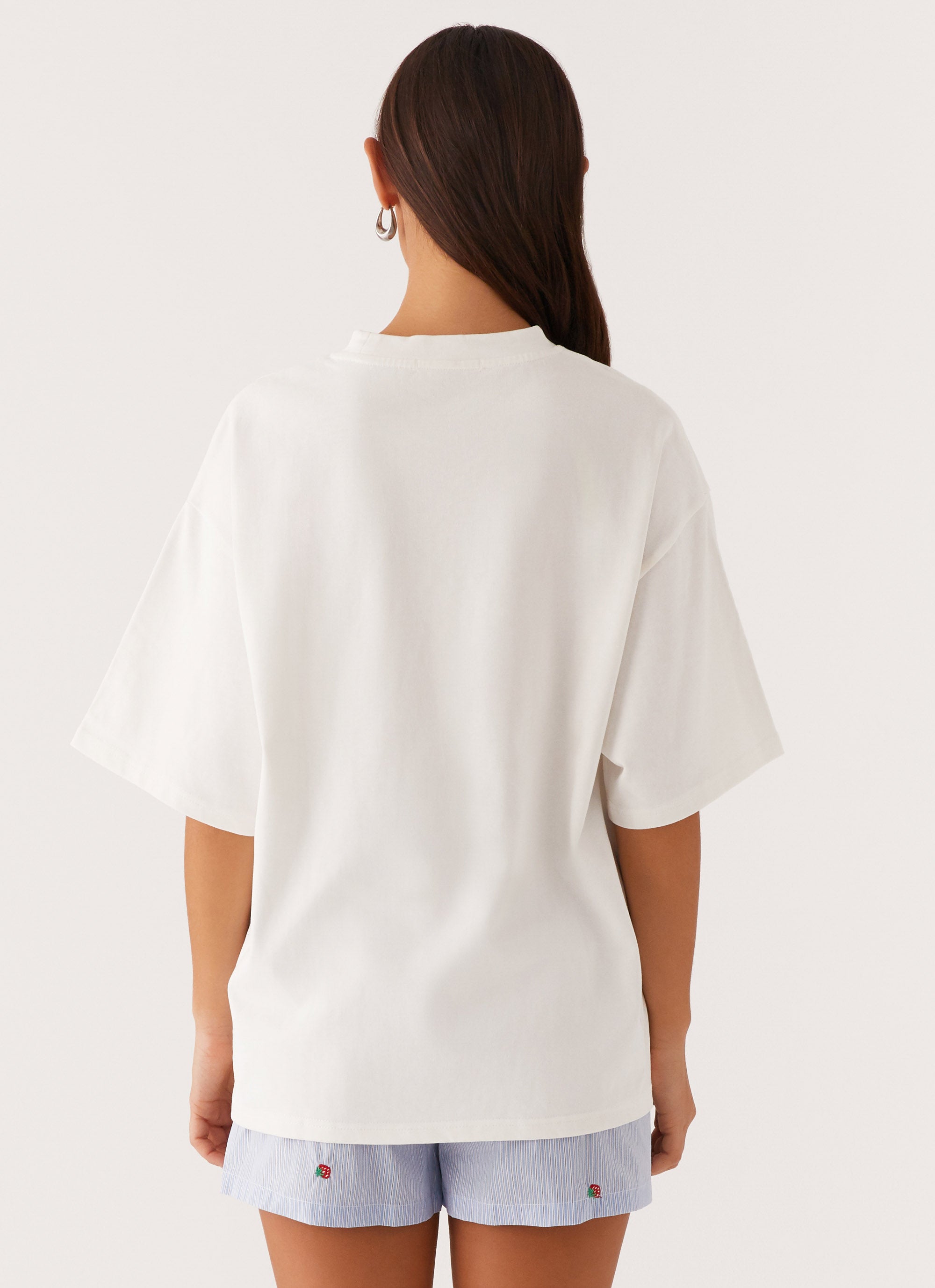 Born to Have Fun Oversized Tee - White – Peppermayo US