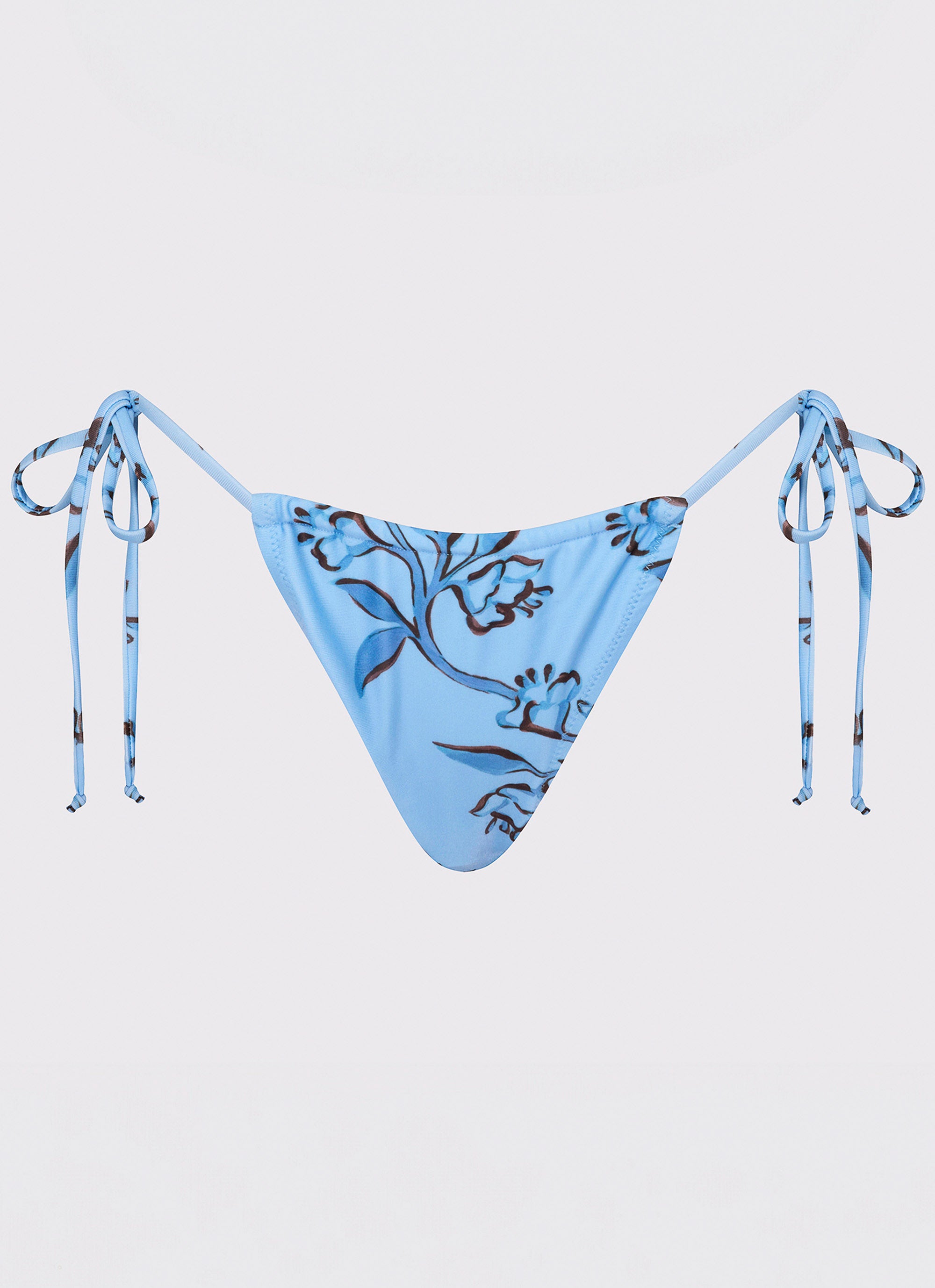 Calista Bikini Bottoms - Blue Floral Print – Peppermayo US