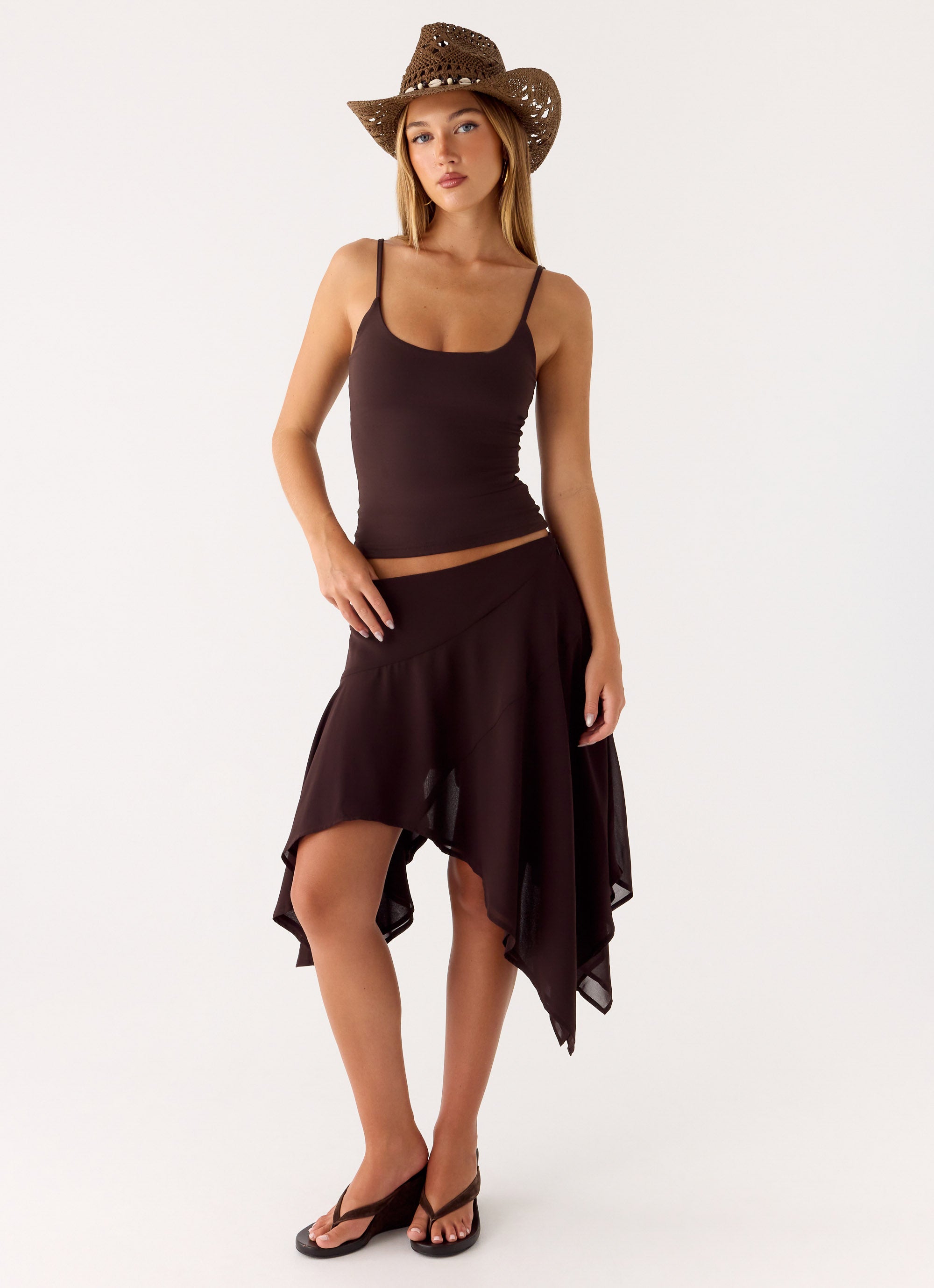 Coco Twist Straw Cowboy Hat - Chocolate – Peppermayo US