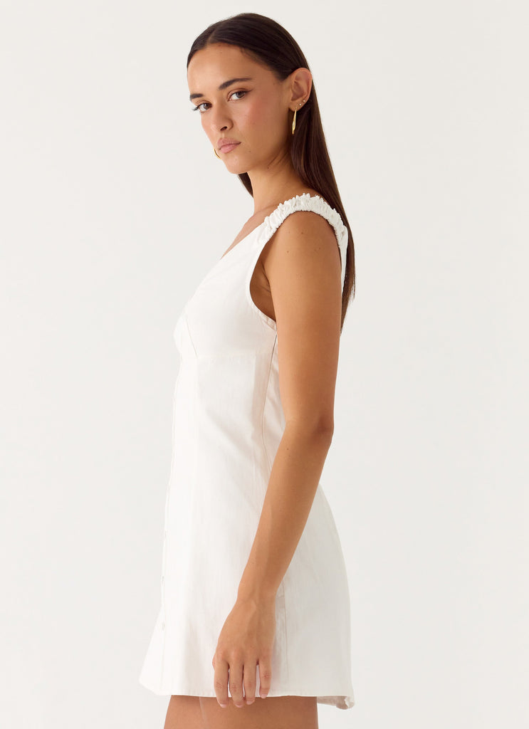 Drift Mini Dress - White – Peppermayo US