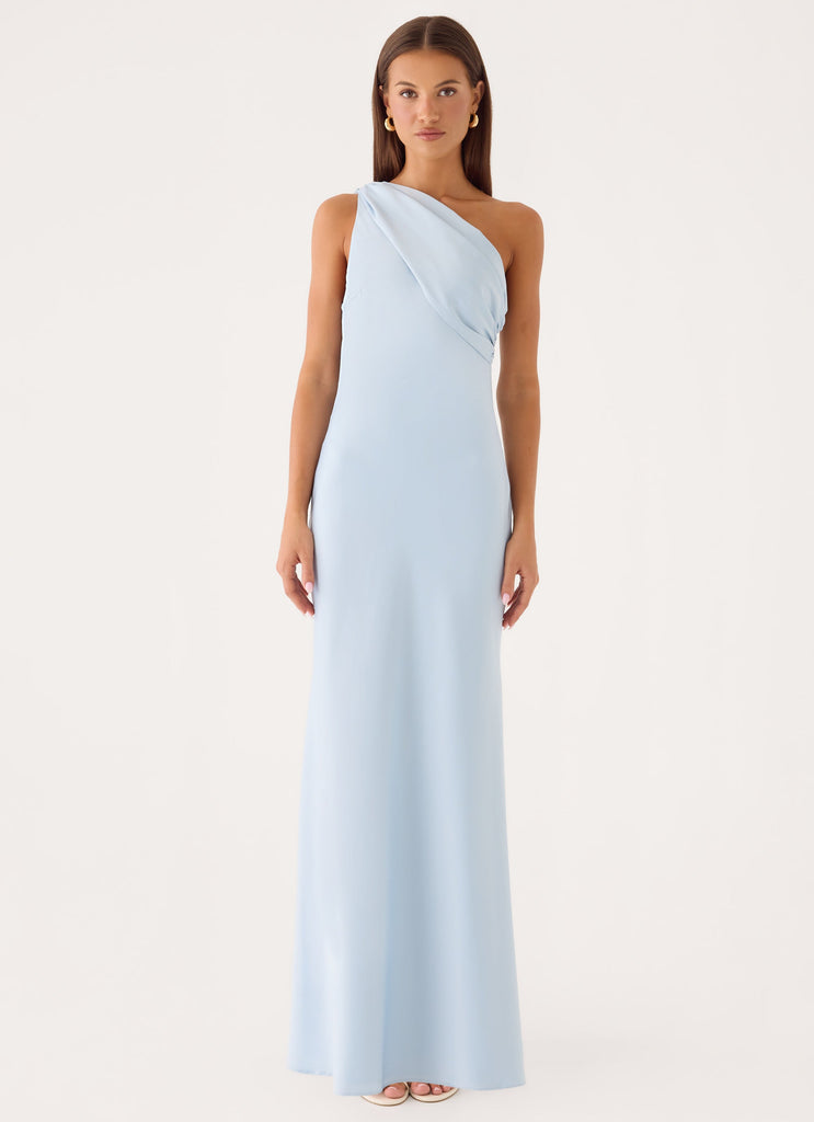 Elena Maxi Dress - Blue – Peppermayo US
