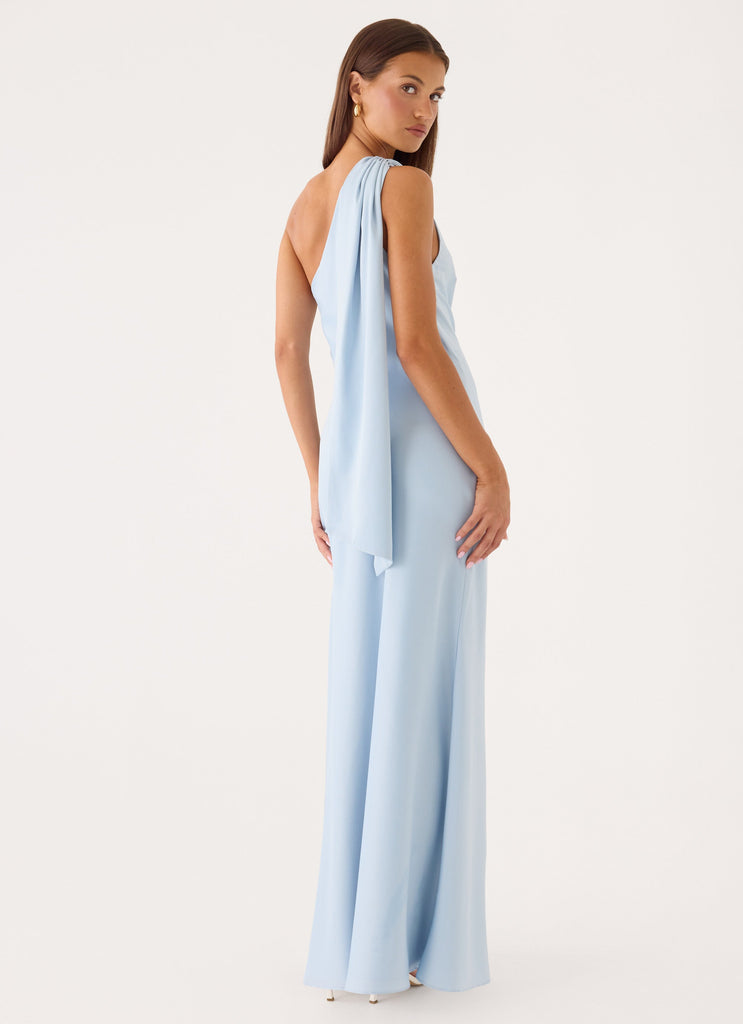 Elena Maxi Dress - Blue – Peppermayo US