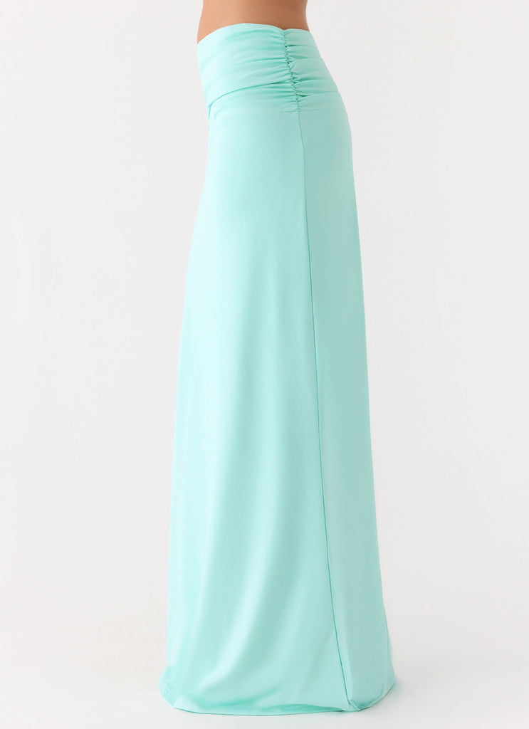 Elisabetta Maxi Skirt - Aqua – Peppermayo US