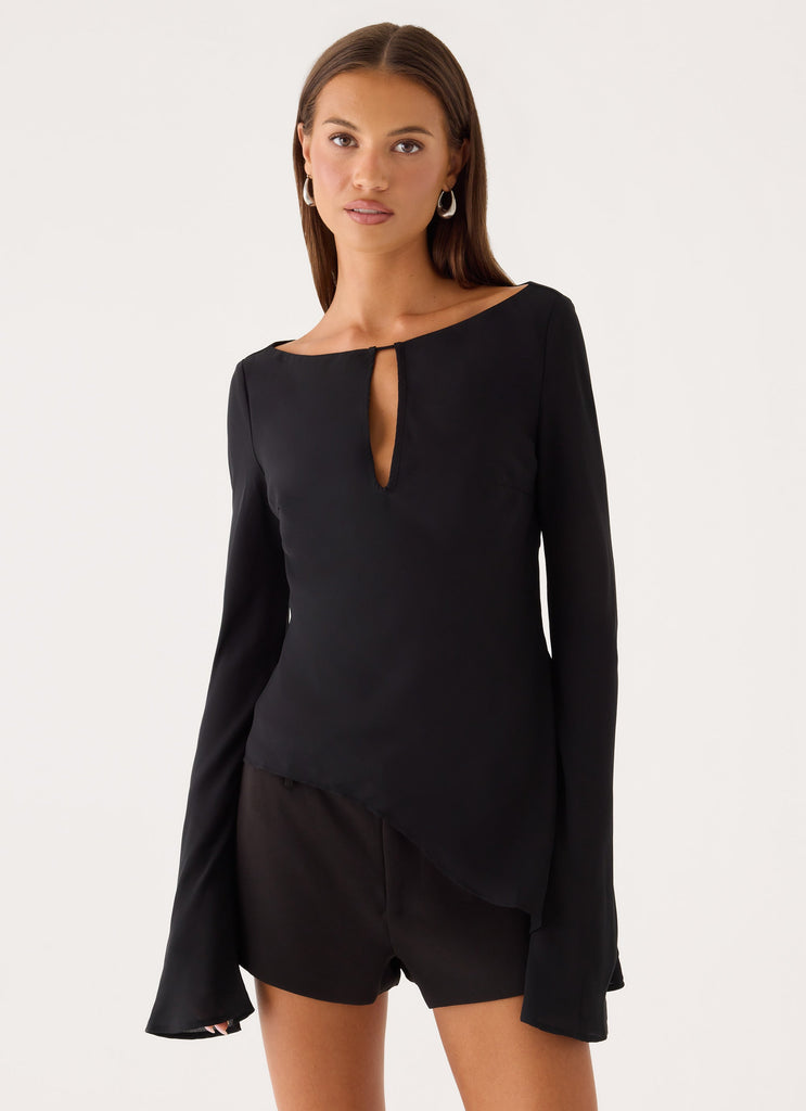 Figure It Out Top - Black – Peppermayo US