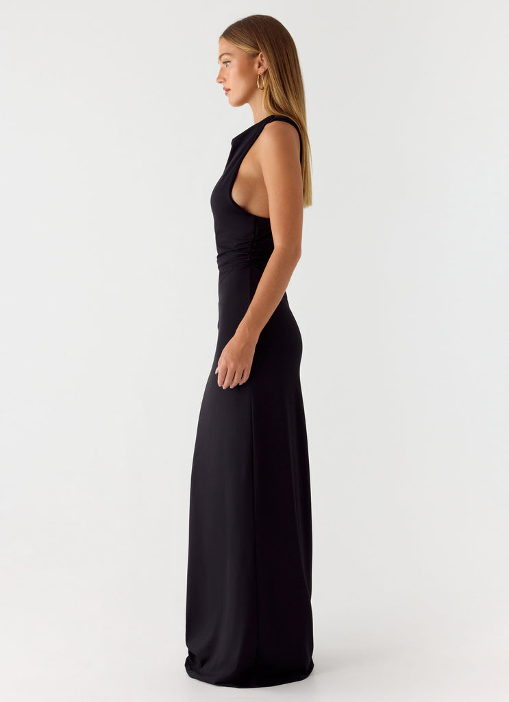 Hidden Agenda Maxi Dress - Black – Peppermayo US