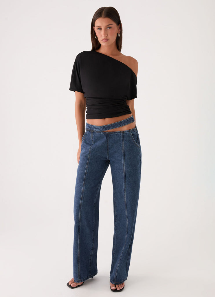 Hugh Denim Jeans - Dark Indigo – Peppermayo US