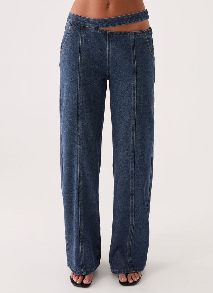 Hugh Denim Jeans - Dark Indigo – Peppermayo US