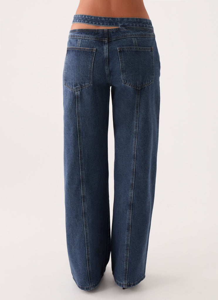 Hugh Denim Jeans - Dark Indigo – Peppermayo US