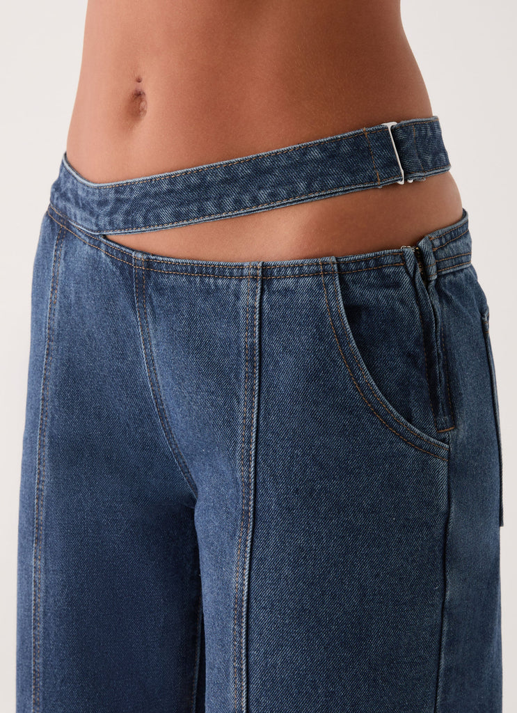 Hugh Denim Jeans - Dark Indigo – Peppermayo US
