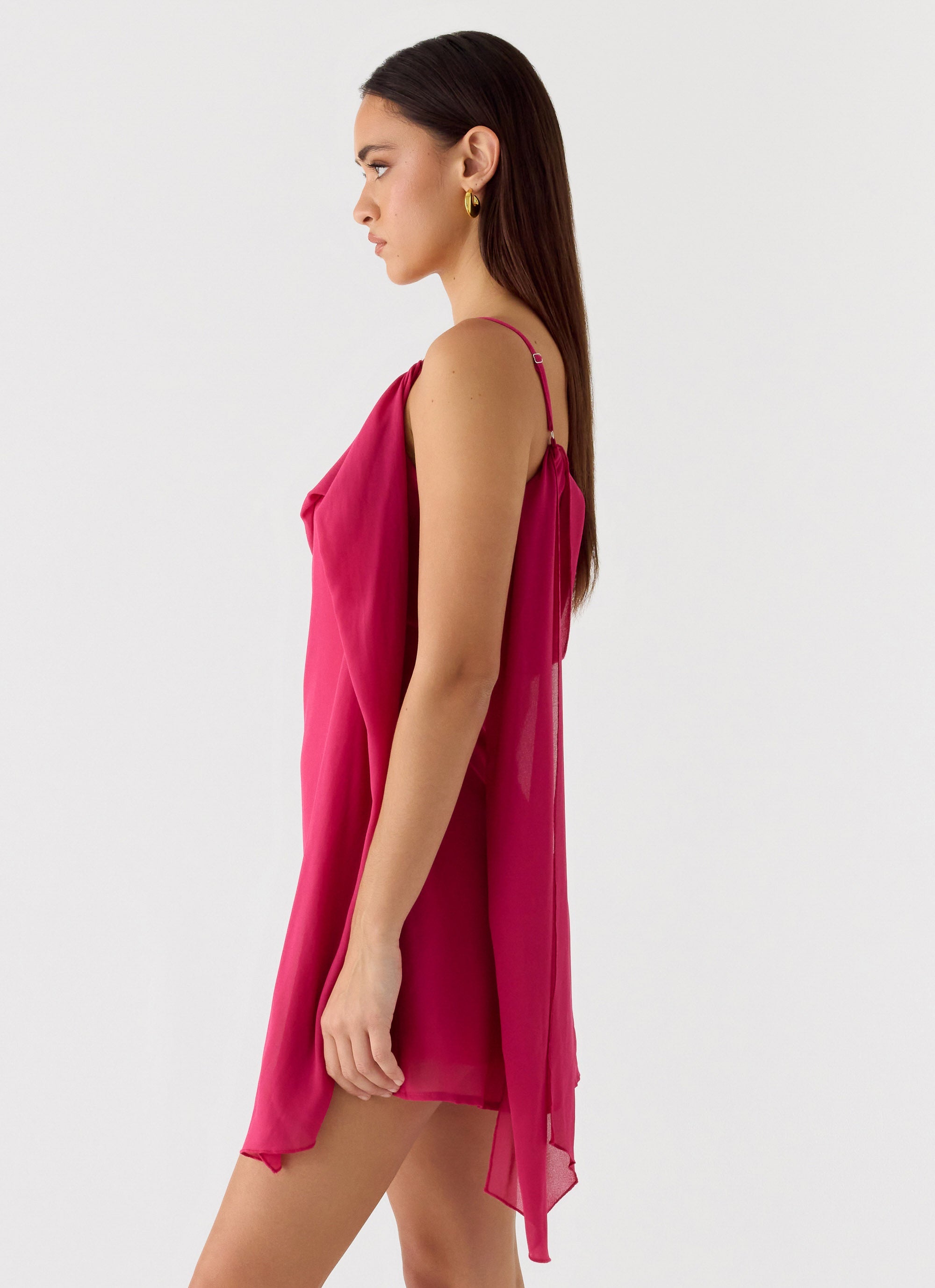 In Your Place Mini Dress - Fuchsia – Peppermayo US