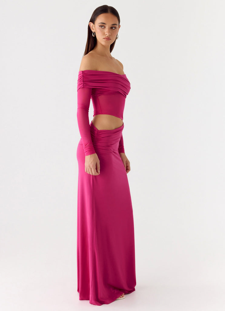 Kerli Maxi Dress - Fuchsia – Peppermayo US