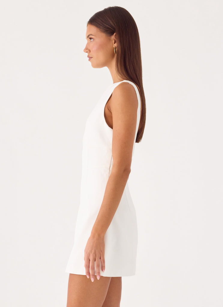 Lalita Mini Dress - White – Peppermayo US