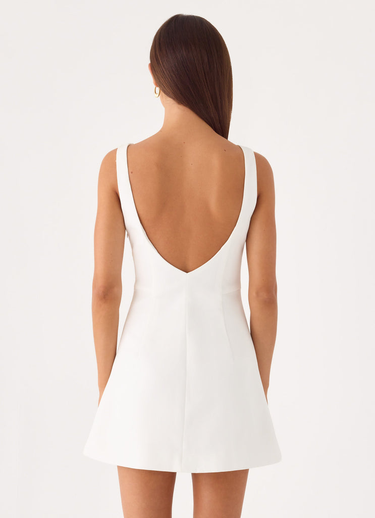 Lalita Mini Dress - White – Peppermayo US