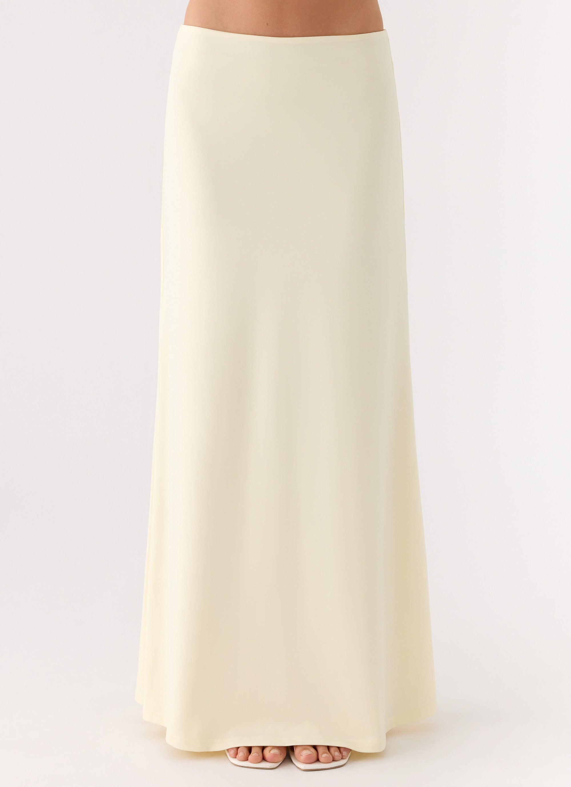 Like A Flower Maxi Skirt - Lemon Yellow – Peppermayo US