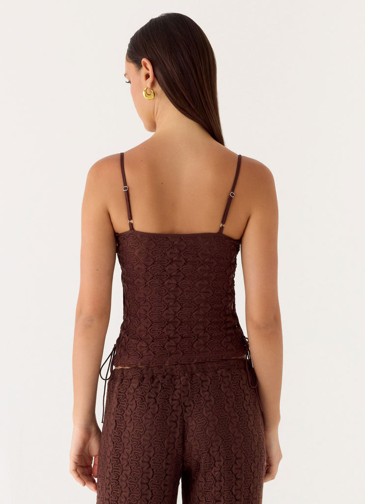 Mackenzie Top - Chocolate – Peppermayo US