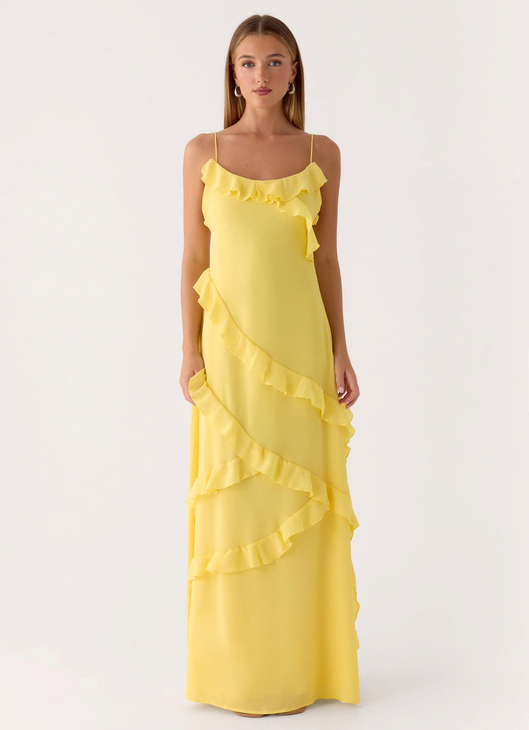 Mishal Maxi Dress - Bright Lemon – Peppermayo US