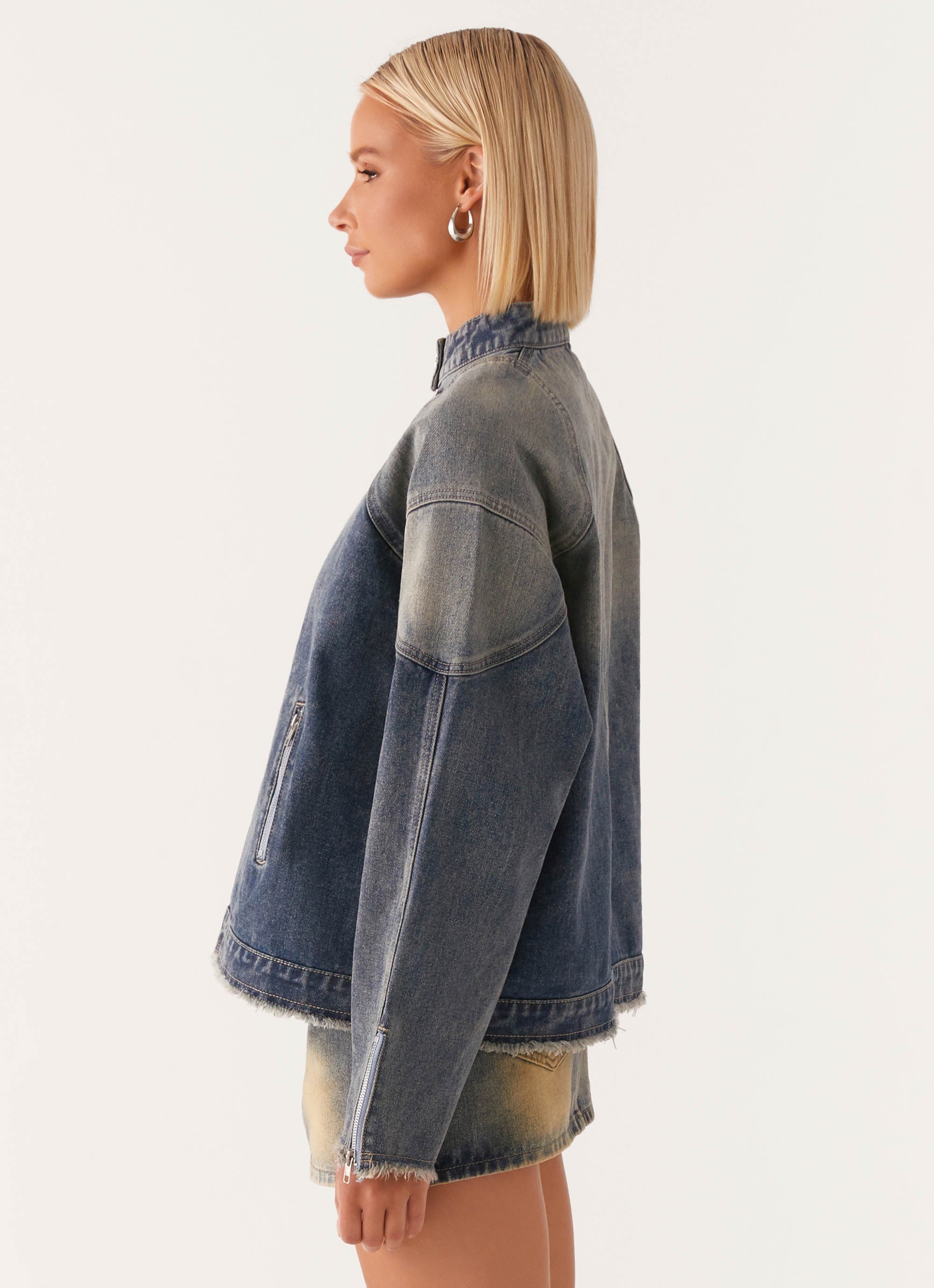 Not Like Us Denim Jacket - Vintage – Peppermayo US