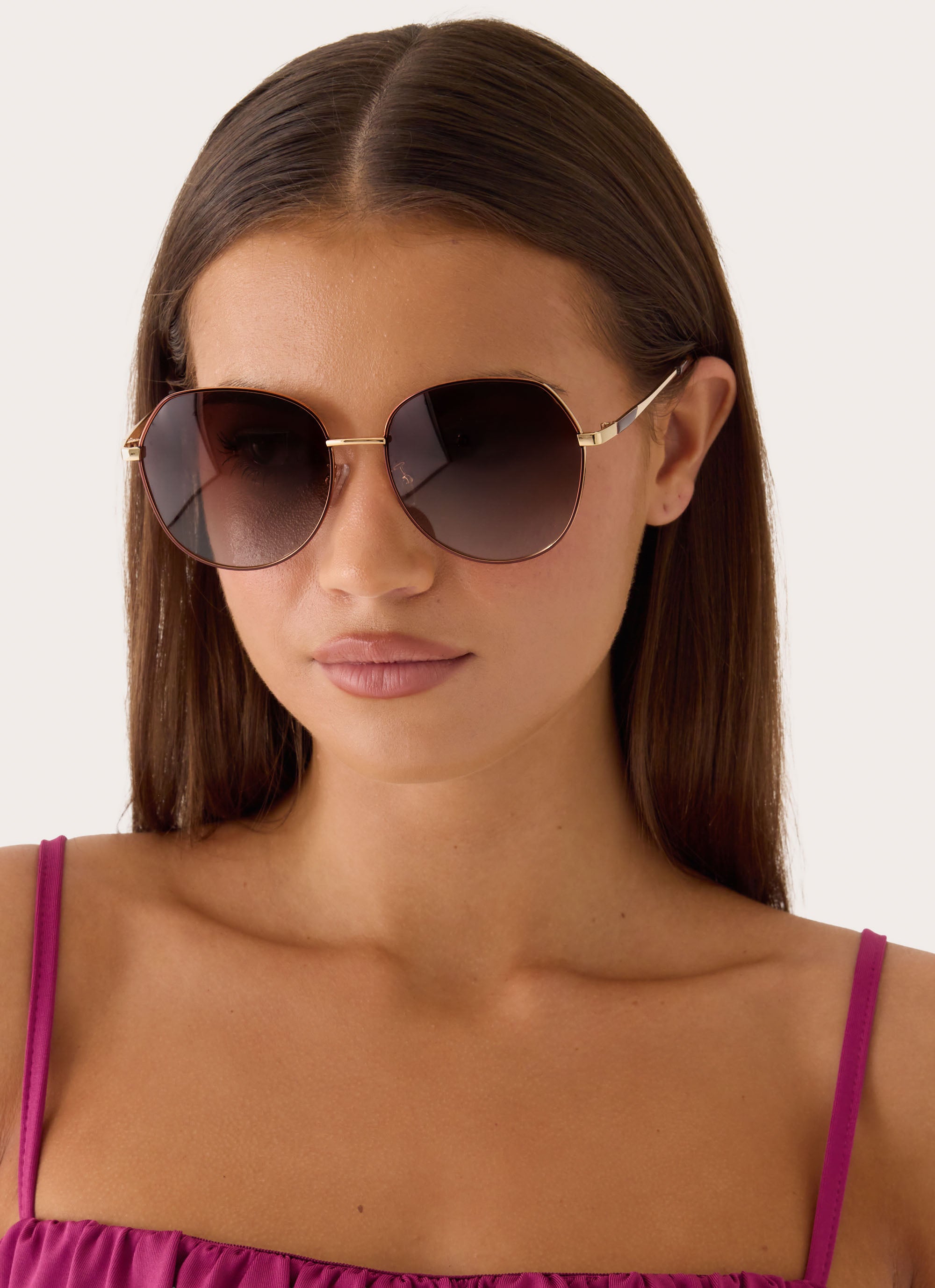 Odessa Sunglasses - Gold – Peppermayo US