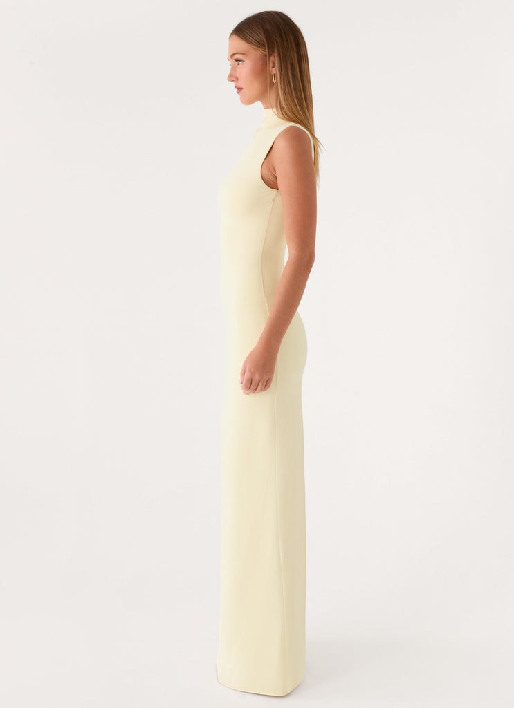 On My Time Maxi Dress - Baby Yellow – Peppermayo US