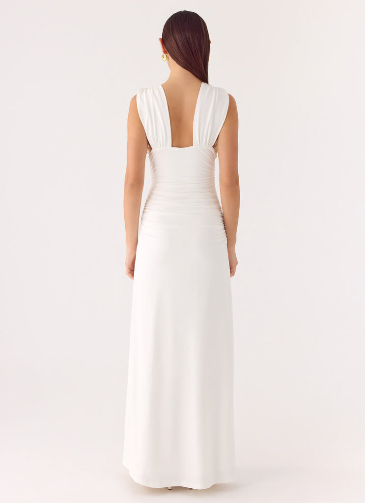 Options Maxi Dress - White – Peppermayo US