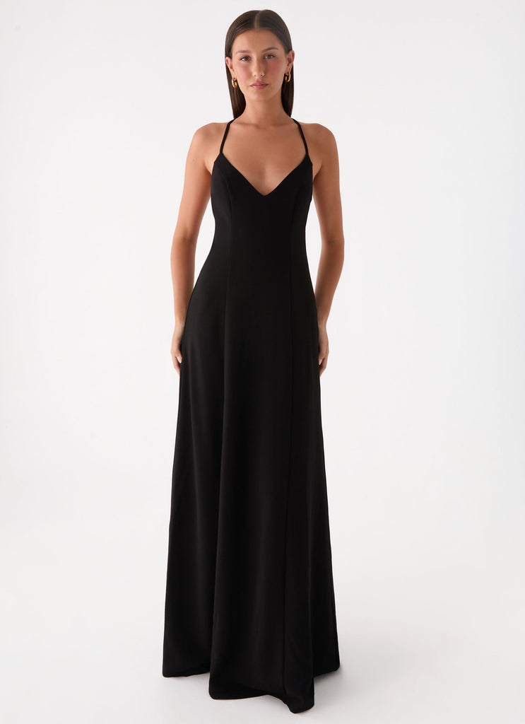 Russian Roulette Maxi Dress - Black – Peppermayo US