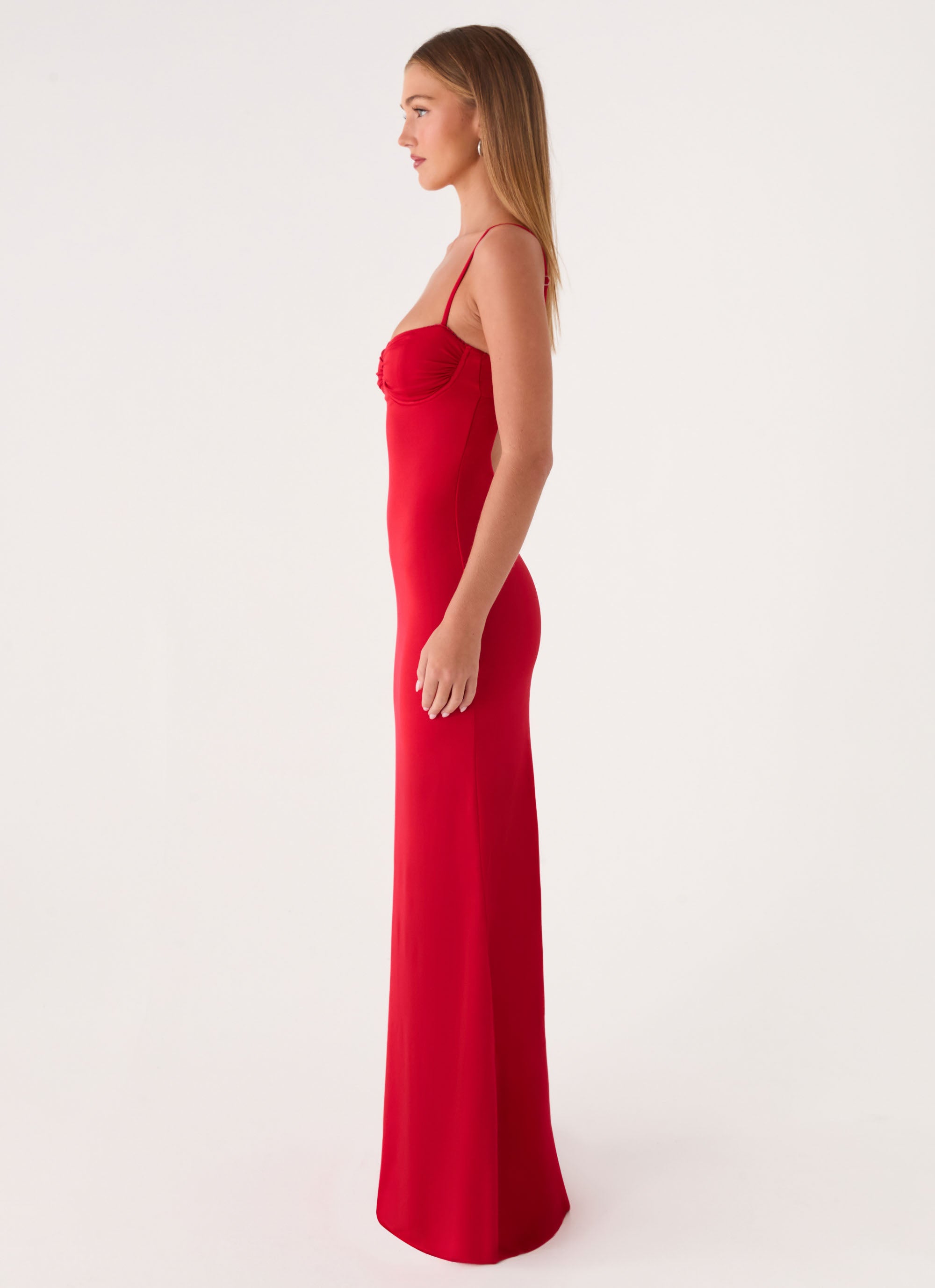 Vamonos Maxi Dress - Cherry Red – Peppermayo US
